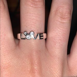 Disney Jewelry | Parks Mickey Mouse French Swirl Ring | Poshmark
